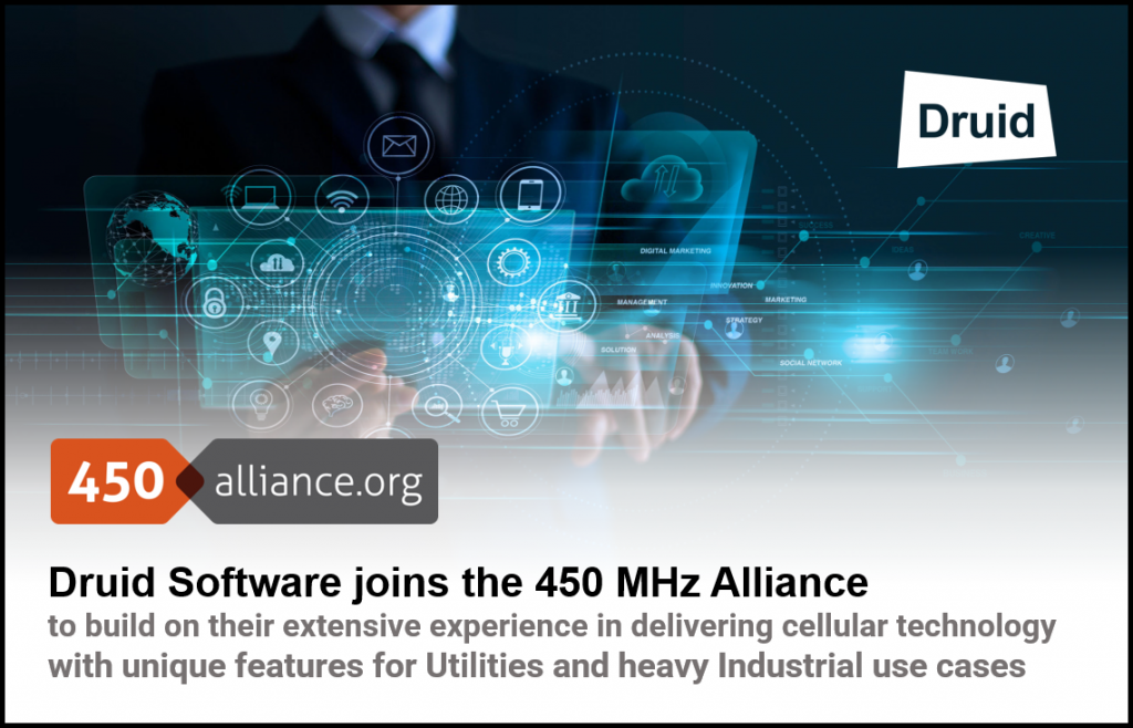 Druid Software joins the 450 MHz Alliance | Druid Software